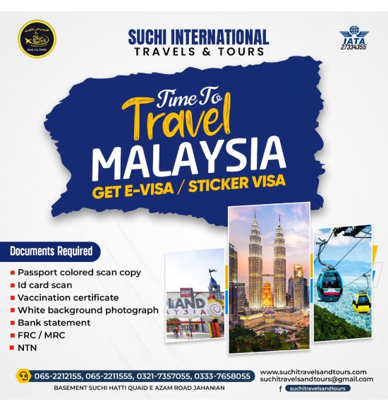 Malaysia Visa for Pakistani | Malaysia Single Entry Visa